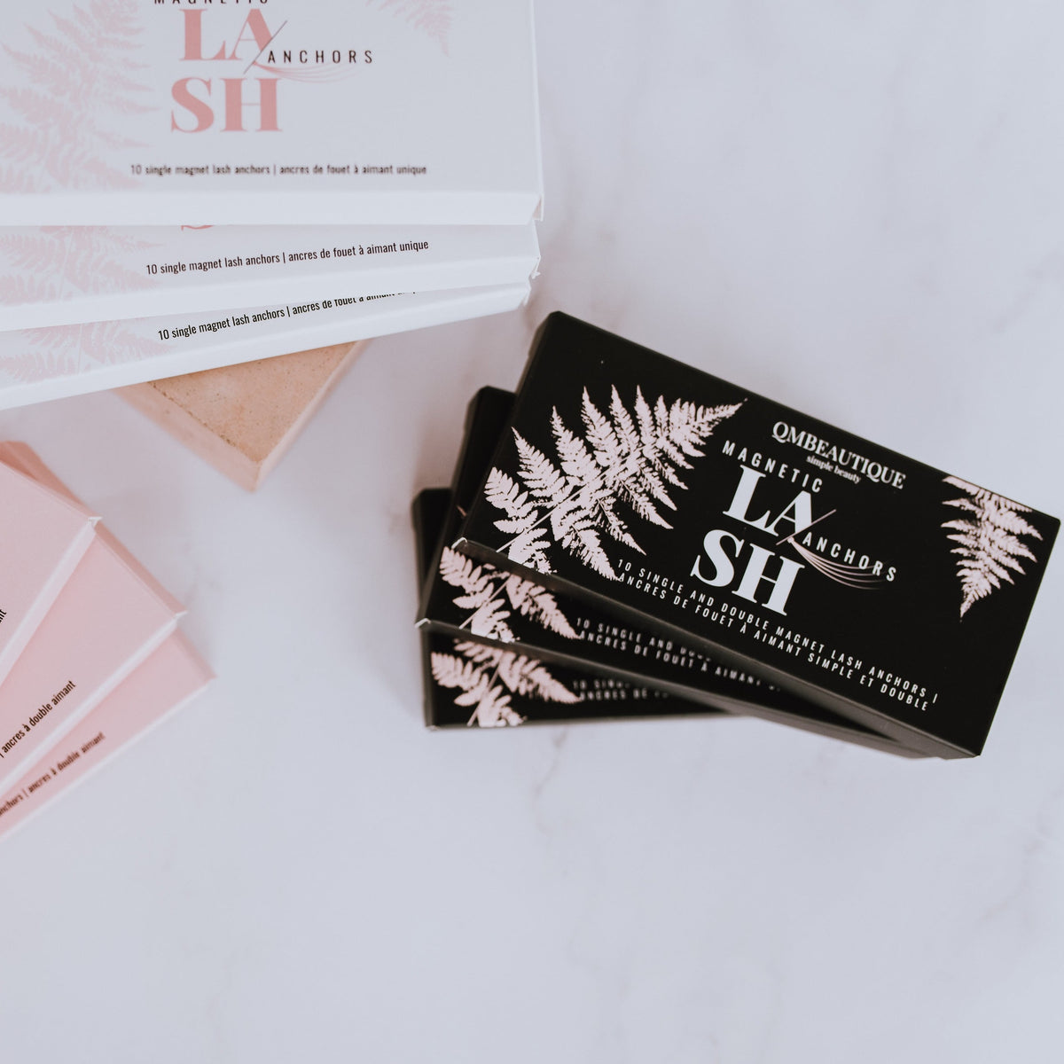 Magnetic Lash Anchors - Single & Double Magnet Mixed Box | QMBeautique